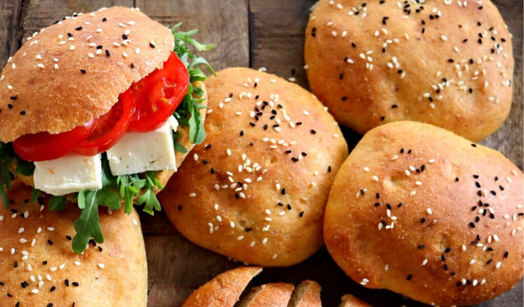 Gesunde Mini Fladenbrote - Wölkchenbäckerei